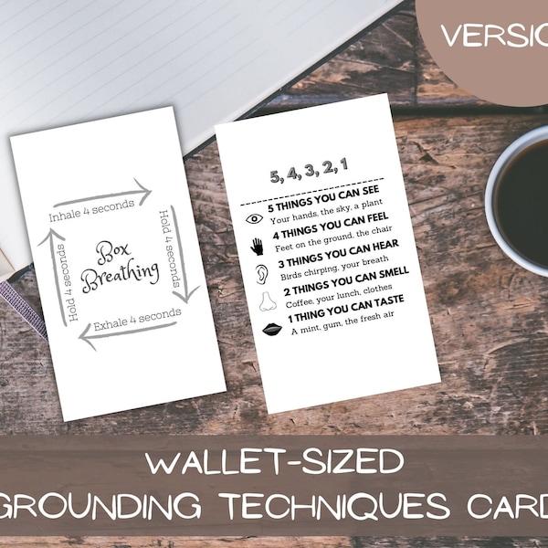 Grounding Cards for Anxiety and Mental Health - Etsy