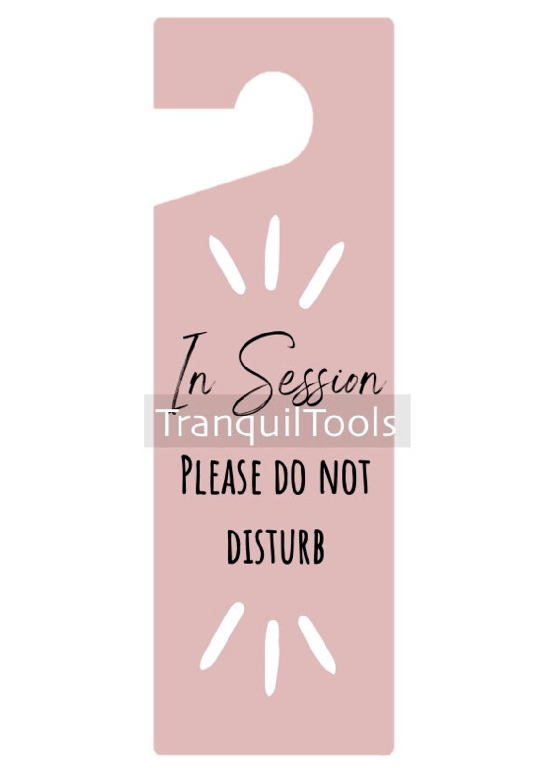 Printable in Session Sign for Therapist or Counselor in - Etsy