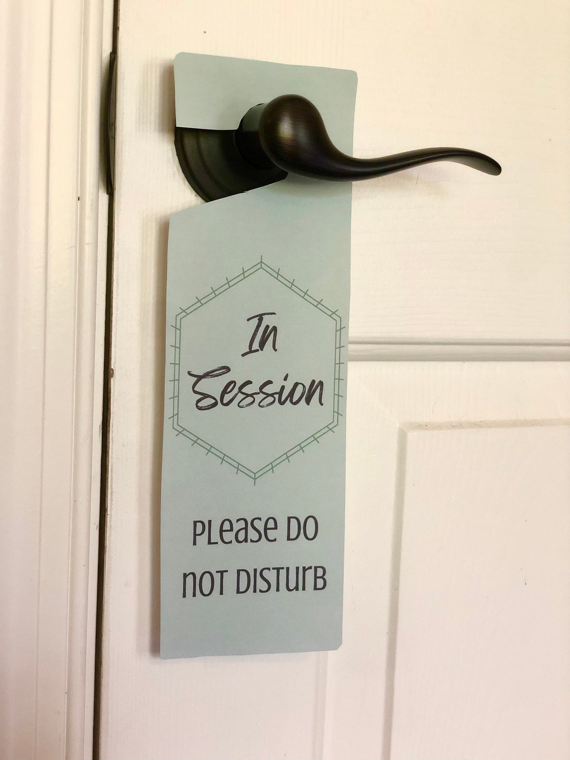 Printable in Session Sign for Therapist or Counselor, in Session Door ...