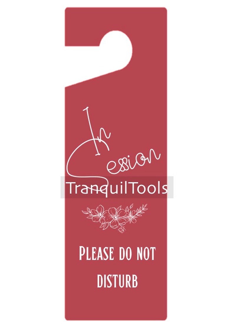 Printable in Session Sign for Therapist or Counselor, in Session Door ...