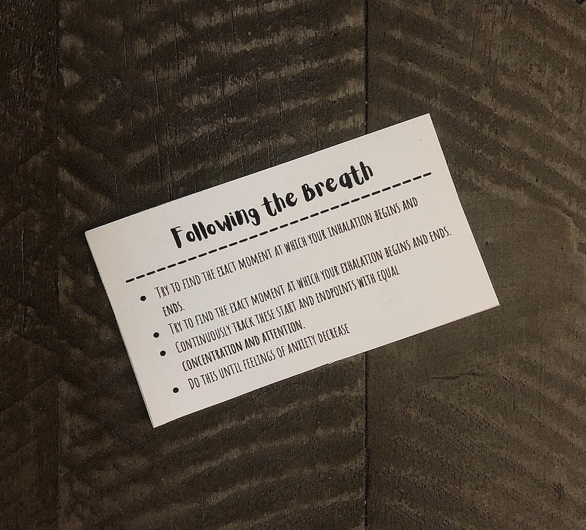 Grounding Techniques Set 2 - Wallet Sized Coping Cards - PDF, Printable ...