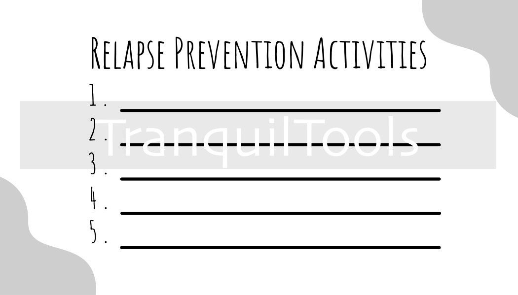 Relapse Prevention Cards Overcome Complete – Addiction Recovery