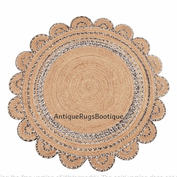 Scalloped Rug - Etsy