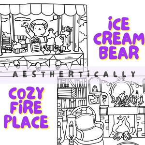 Cozy Coloring Page for Adults Coloring Pages for Kids Activities for ...