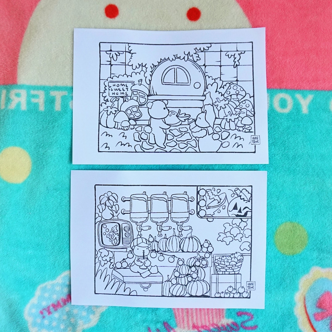 Adult Coloring Pages | Printable | Coloring Activities - Etsy