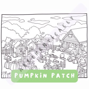 Cozy Coloring Book for Adult Cottage Core Pages Fall Coloring Autumn ...
