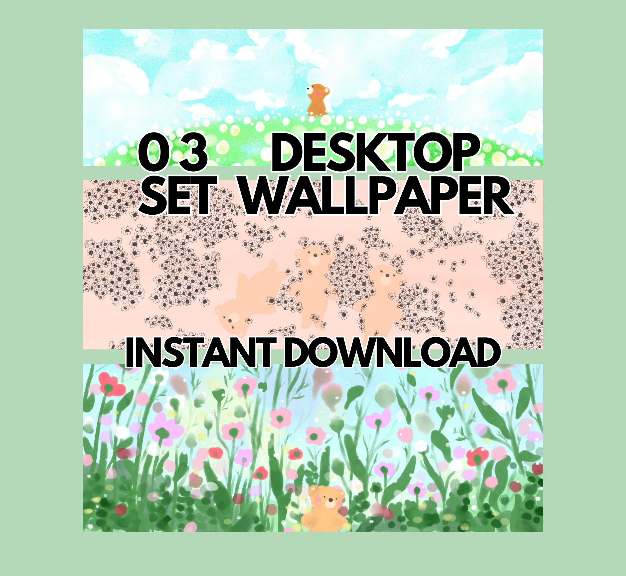 3 Desktop Wallpaper for Tablet Desktop Wallpaper for iPad Watercolor ...