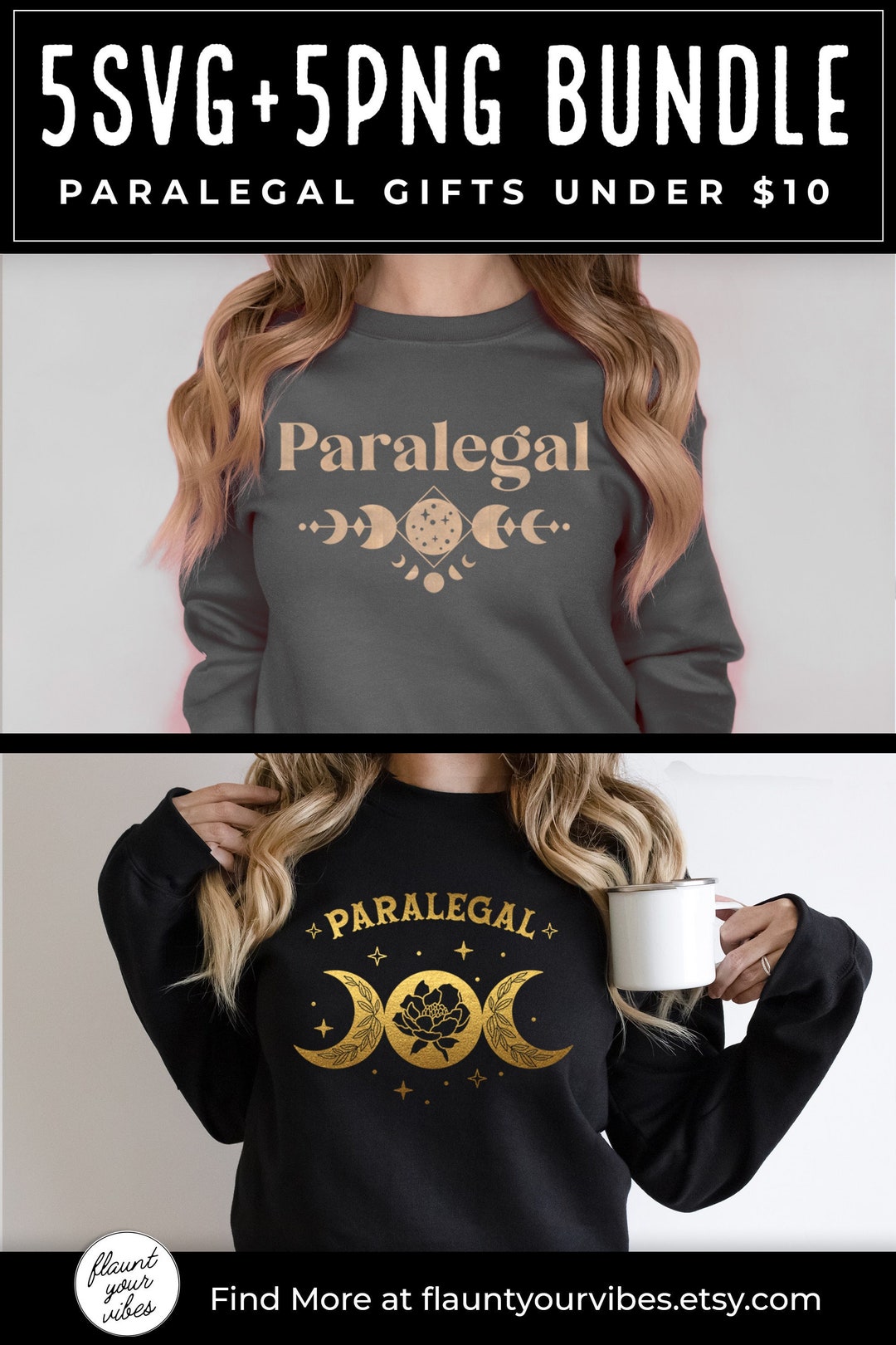 Paralegal SVG, PNG for Sublimation 10 Designs Tshirt Bundle, Gifts for ...