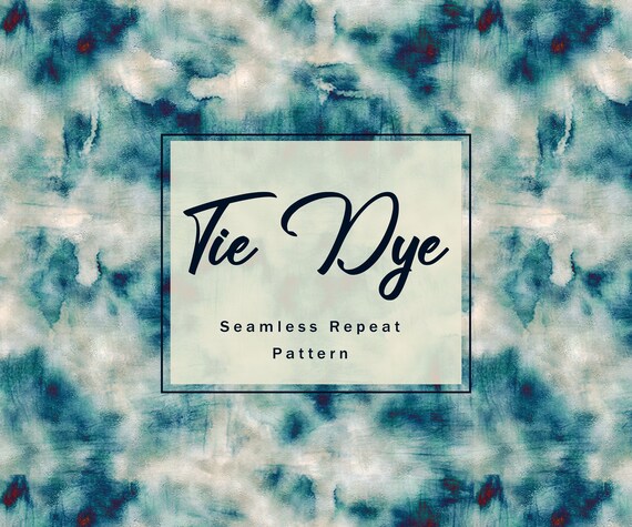 Seamless Tie Dye Digital Paper Textiles Surface Pattern Tie | Etsy