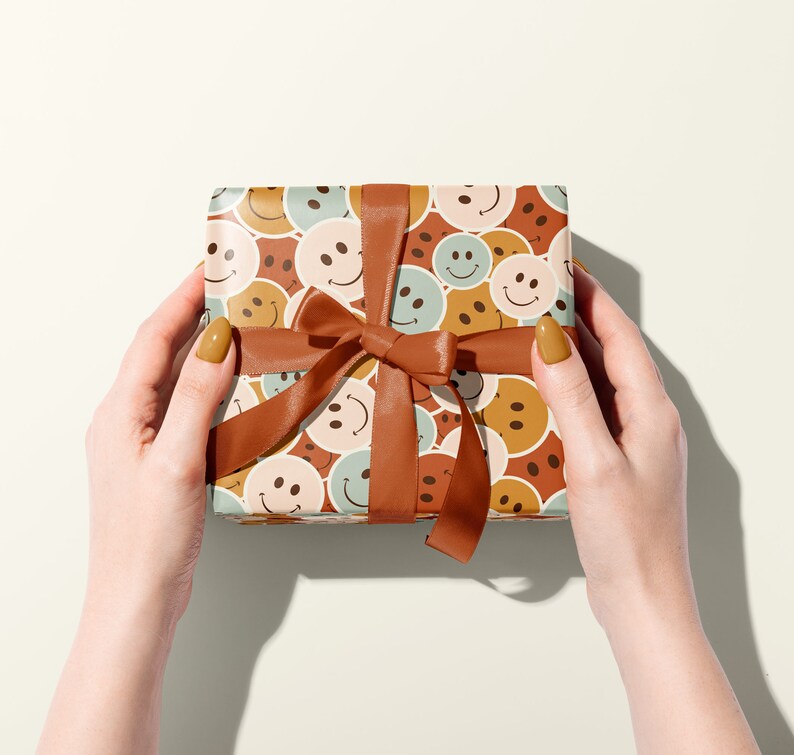 GROOVY RETRO Retro Happy Face Seamless Pattern Smile Face - Etsy