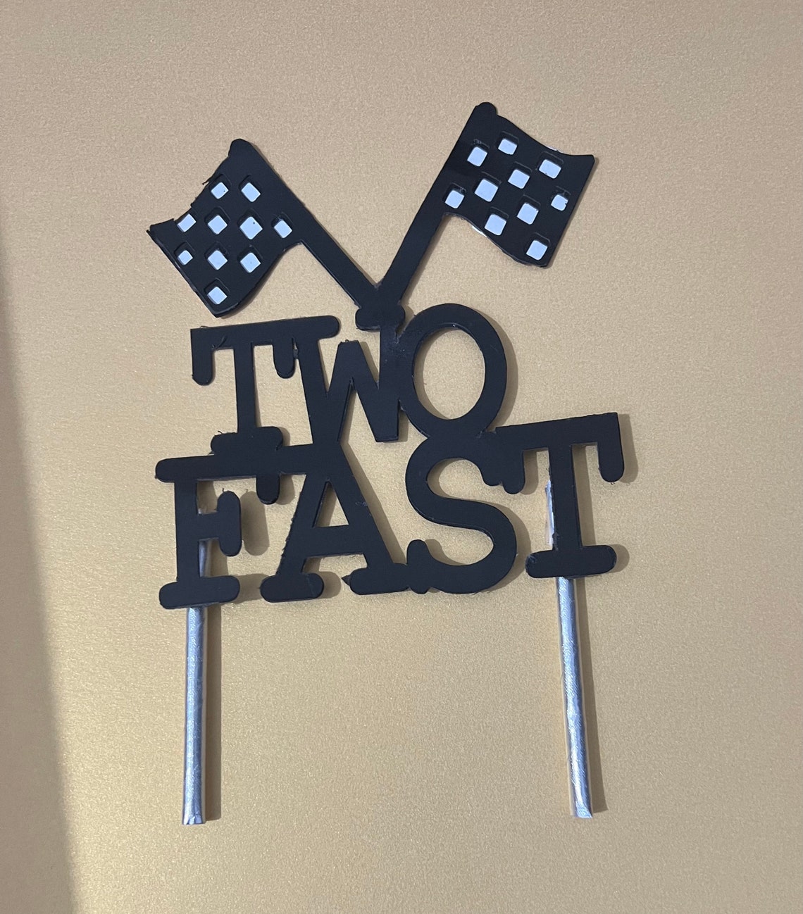 Two Fast Birthday Cake Topper Printable.digital Download 2 - Etsy