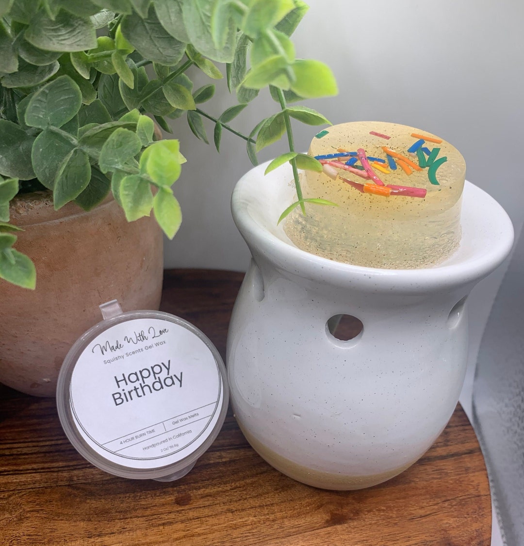 Happy Birthday Gel Wax - Etsy