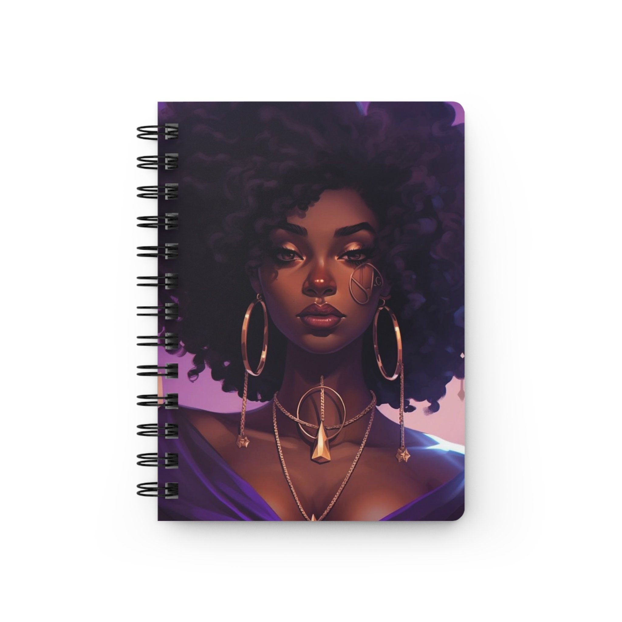 Melanin Goddess Spiral Bound Journal - Etsy
