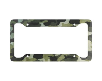 Woods Camouflage License Plate Frame - Etsy