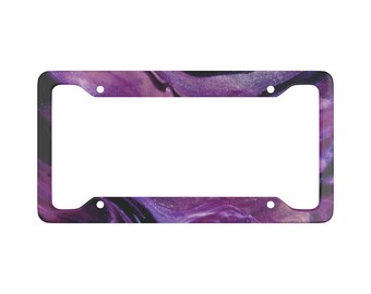 Purple License Plate - Etsy