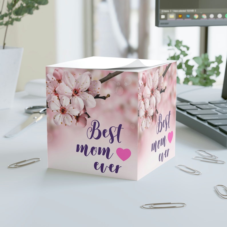 Best Mom Ever Note Cube, Sticky Note Cube, Perfect for Office or Home ...