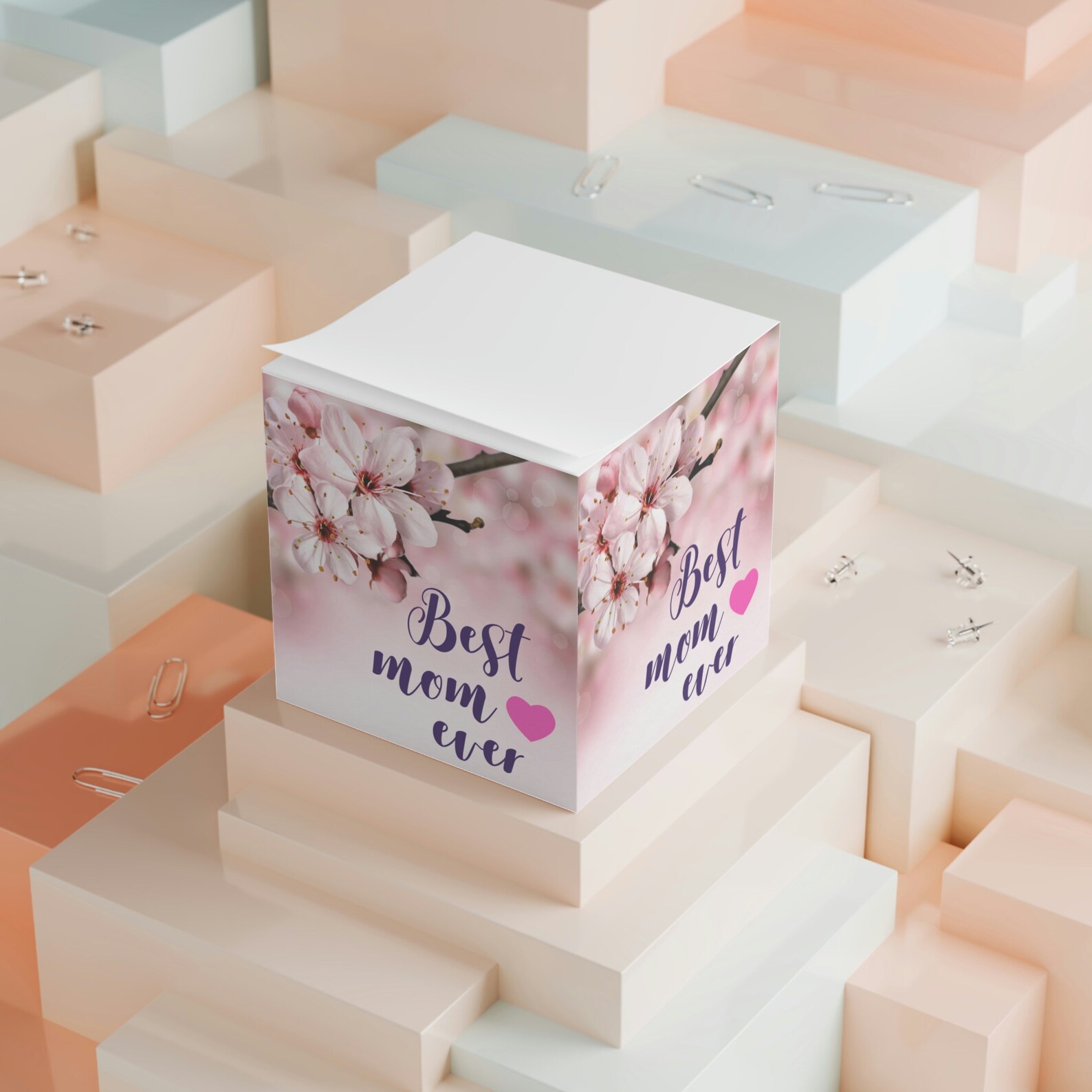 Best Mom Ever Note Cube, Sticky Note Cube, Perfect for Office or Home ...