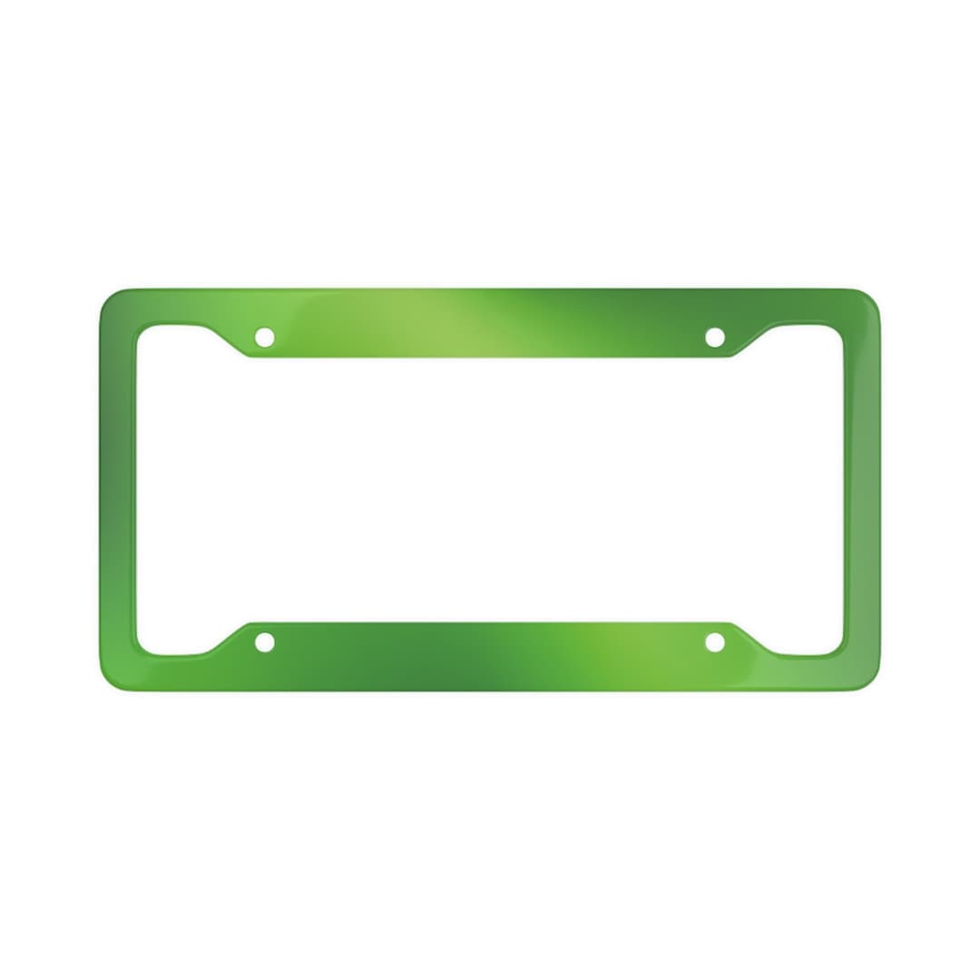 Holographic Green Camouflage License Plate Frame,car Accessories for ...