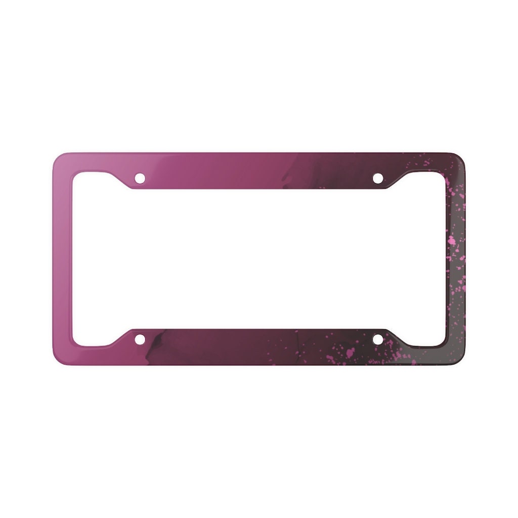 Cranberry Abstract Art License Plate Frame - Etsy