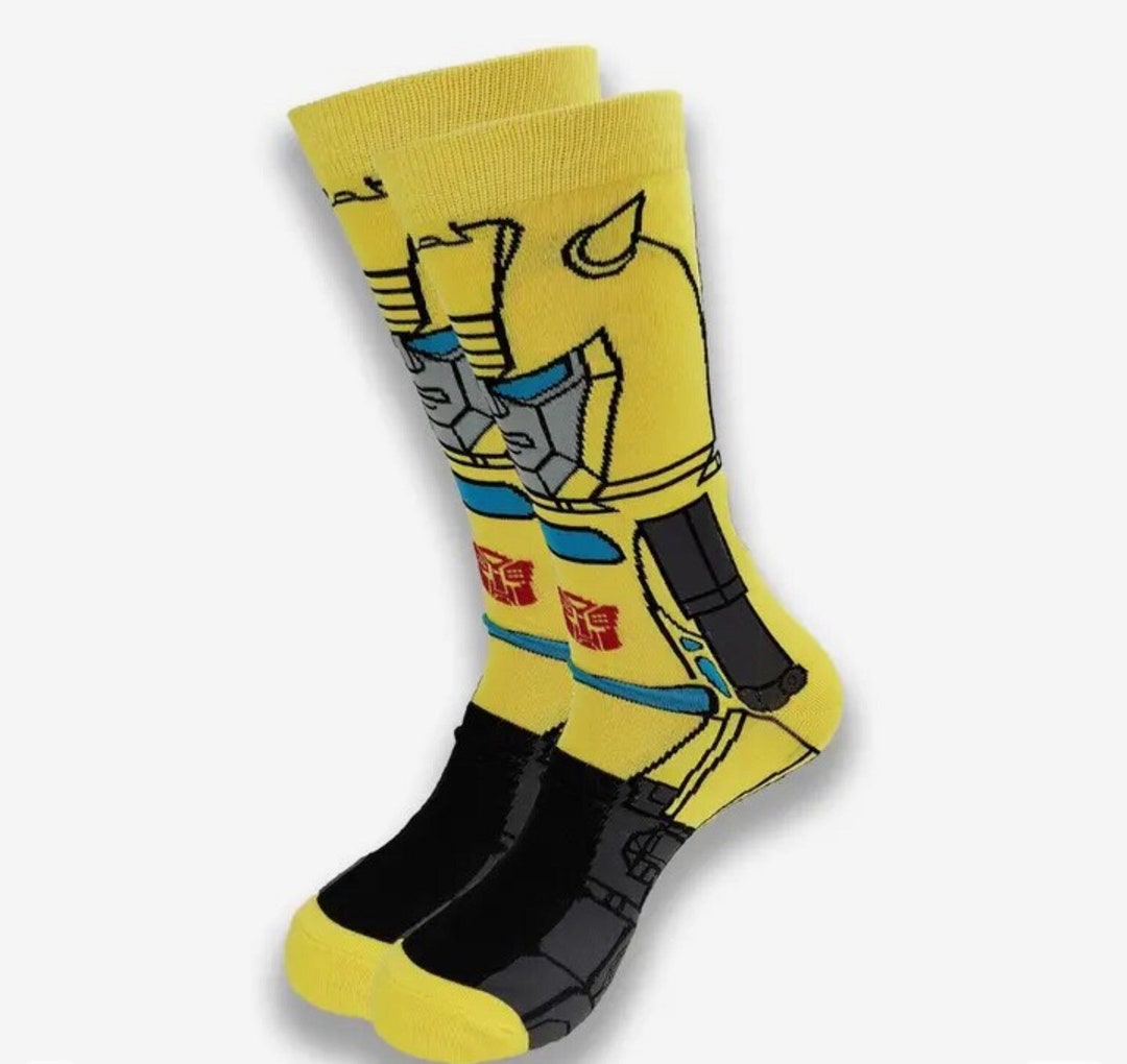 Bumble Bee Transformer Socks Adult 6-11 - Etsy UK Bumble Bee Transformer Socks Adult 6-11 - Etsy UK