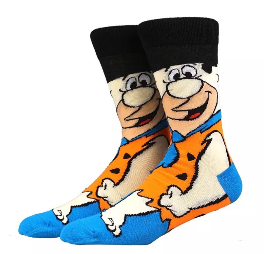 Fred Flintstone Socks - Etsy