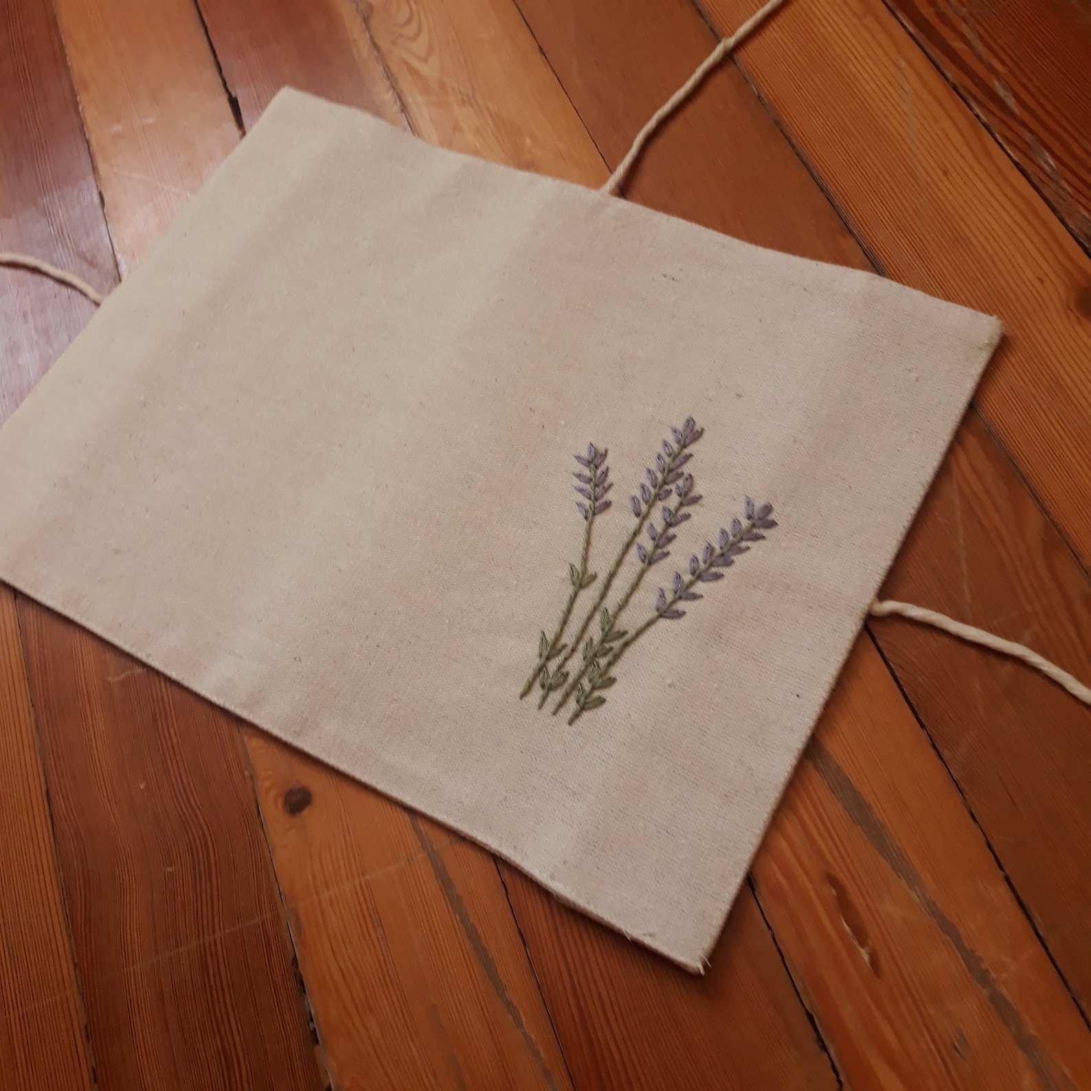 Lavender Book Case Book Cover Linen Embroidery Cloth - Etsy