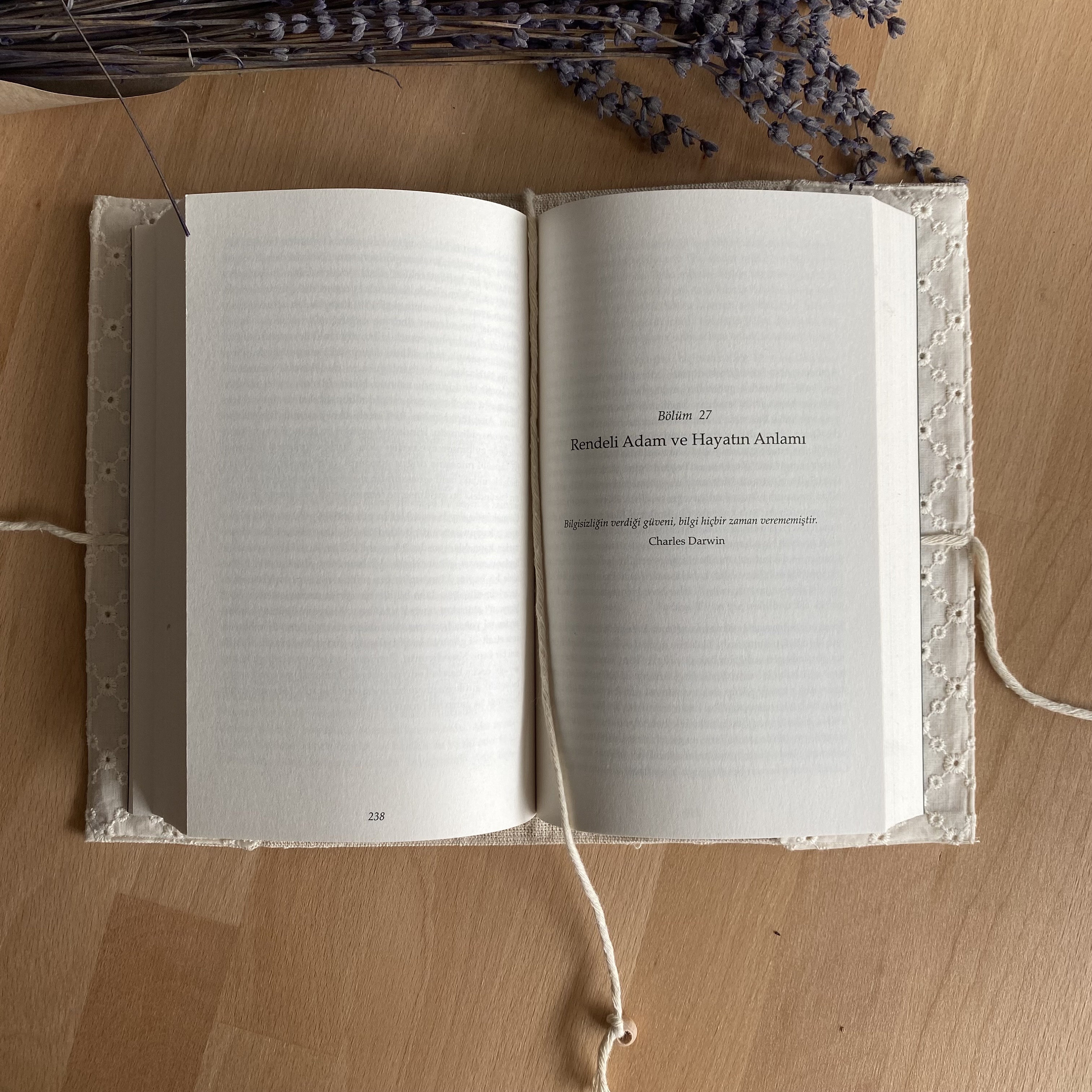 White Book Case Book Cover Linen Embroidery Cloth Recycleable - Etsy