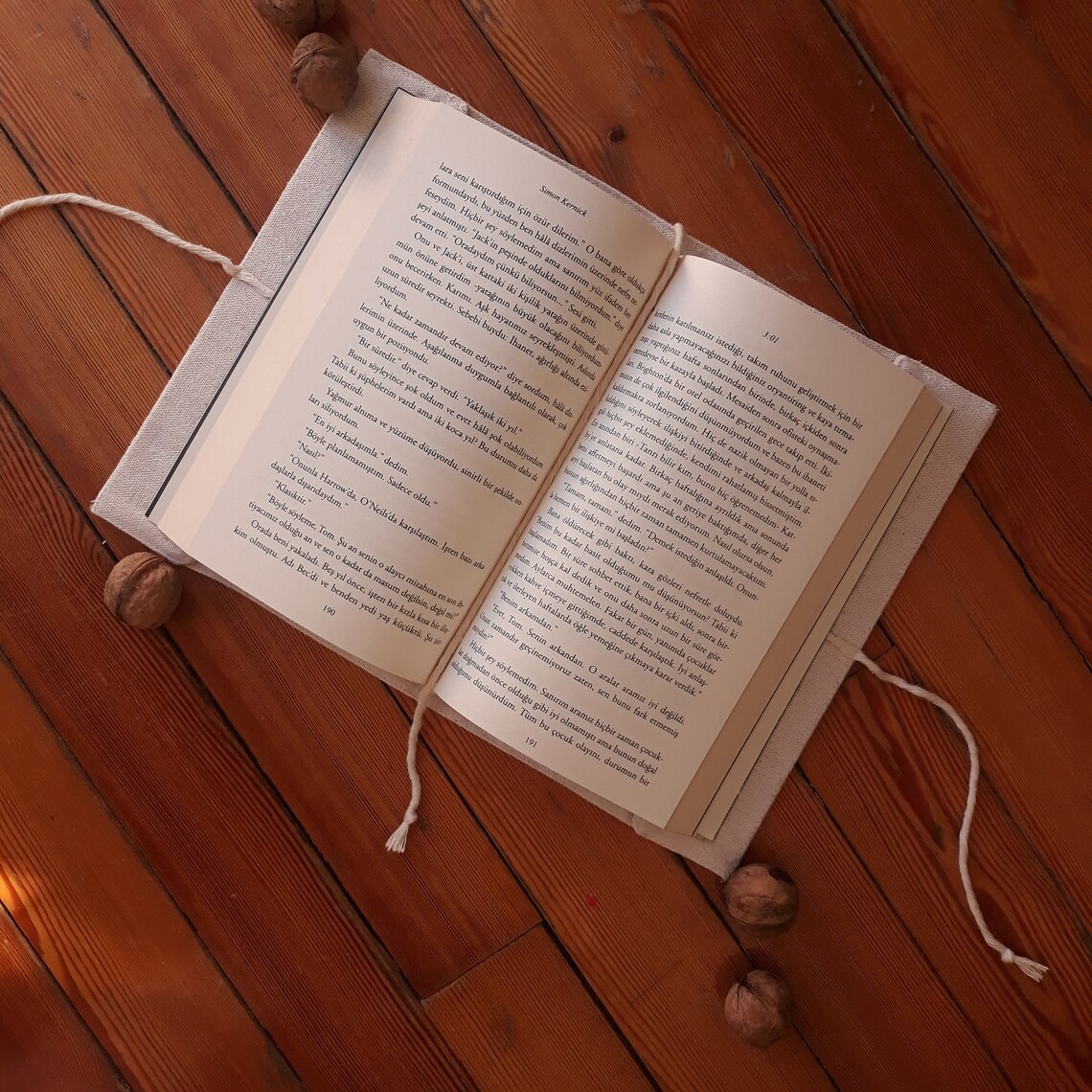 Lavender Book Case Book Cover Linen Embroidery Cloth - Etsy