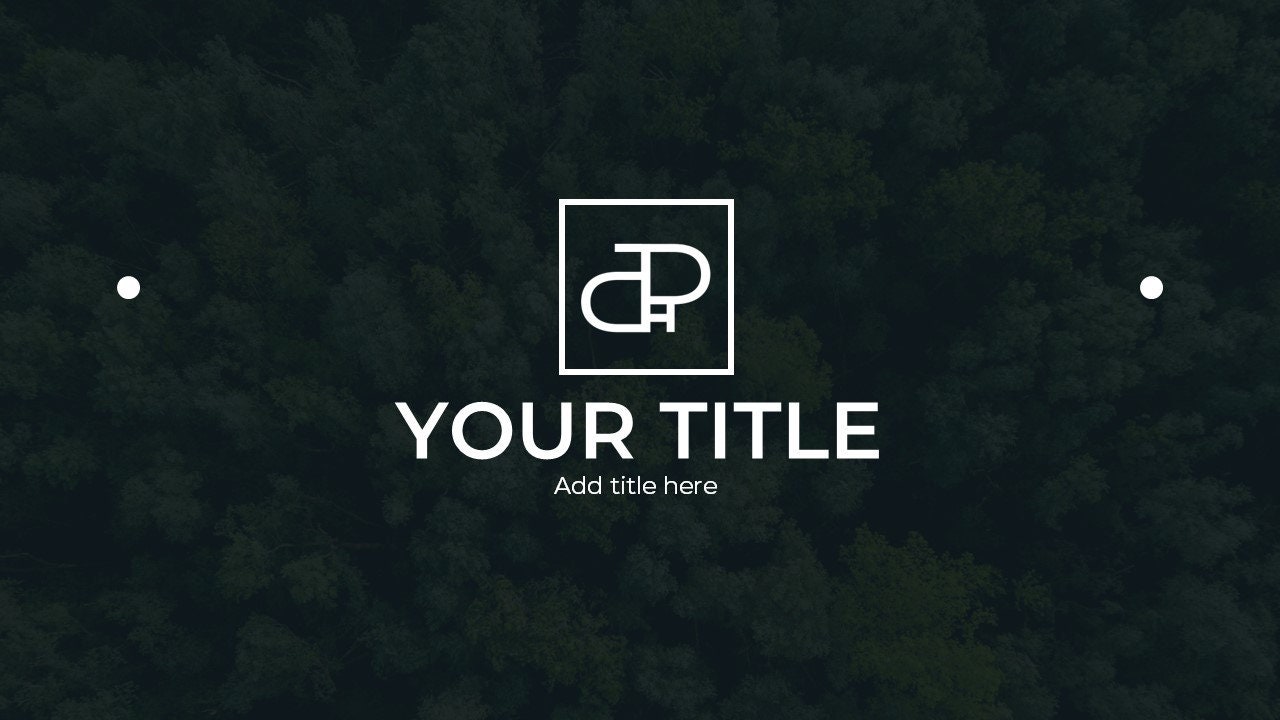 Dark Forest Theme Animated Powerpoint Template, Fully Animated Modern ...