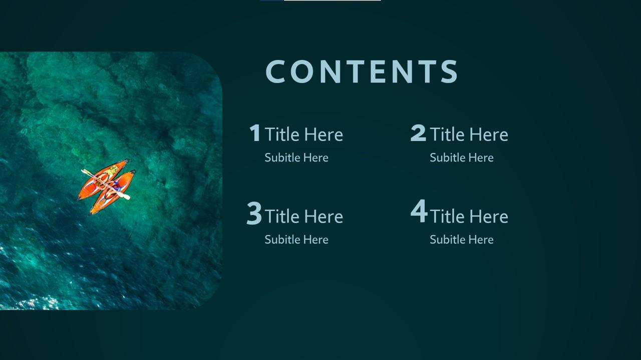 Dark Ocean Theme Animated Powerpoint Template, Fully Animated Modern ...