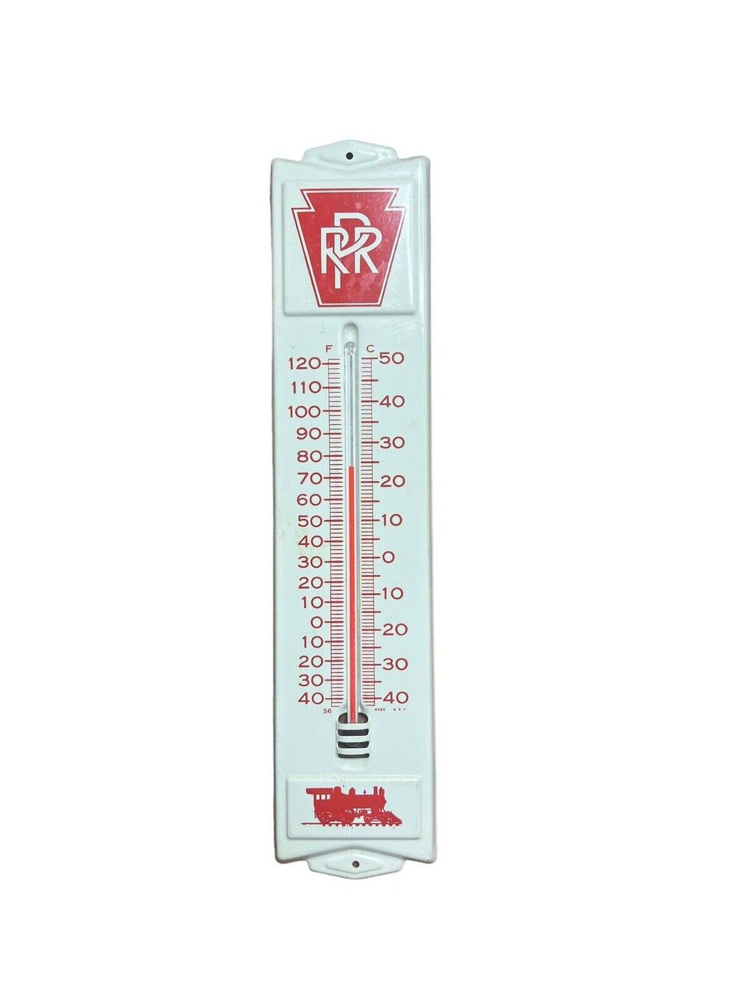 Vintage Pennsylvania Railroad Advertisement Thermometer Train PRR - Etsy