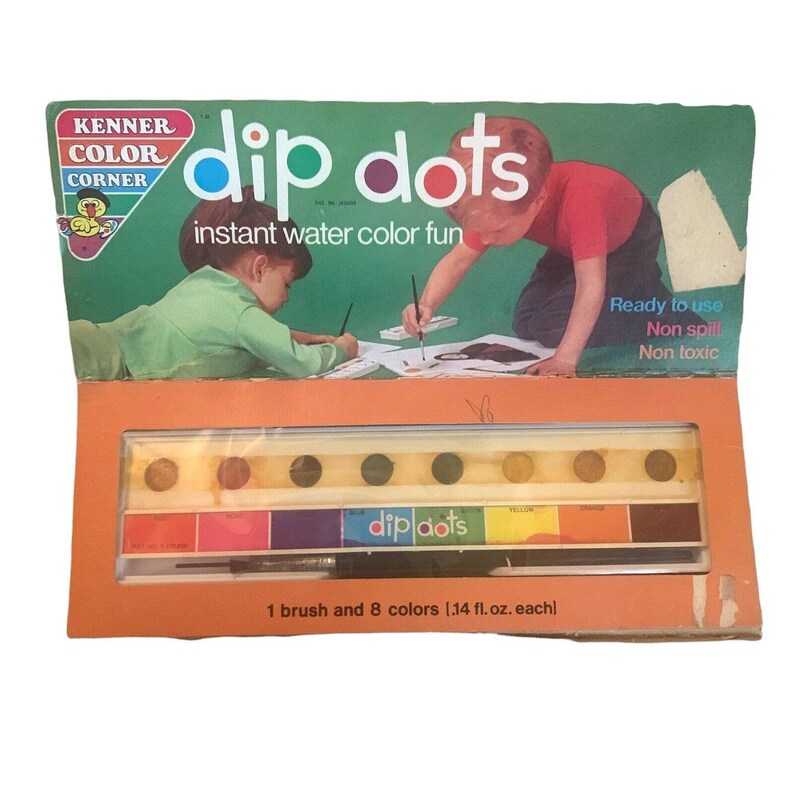 Set of 2 VTG 1970s Dip Dots Painting Set General Mills Mint - Etsy