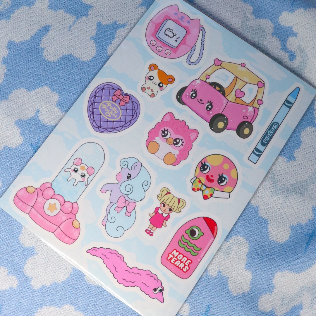 90s Sticker Sheet - Etsy