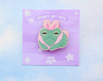 Grumpy Frog Plush - Etsy