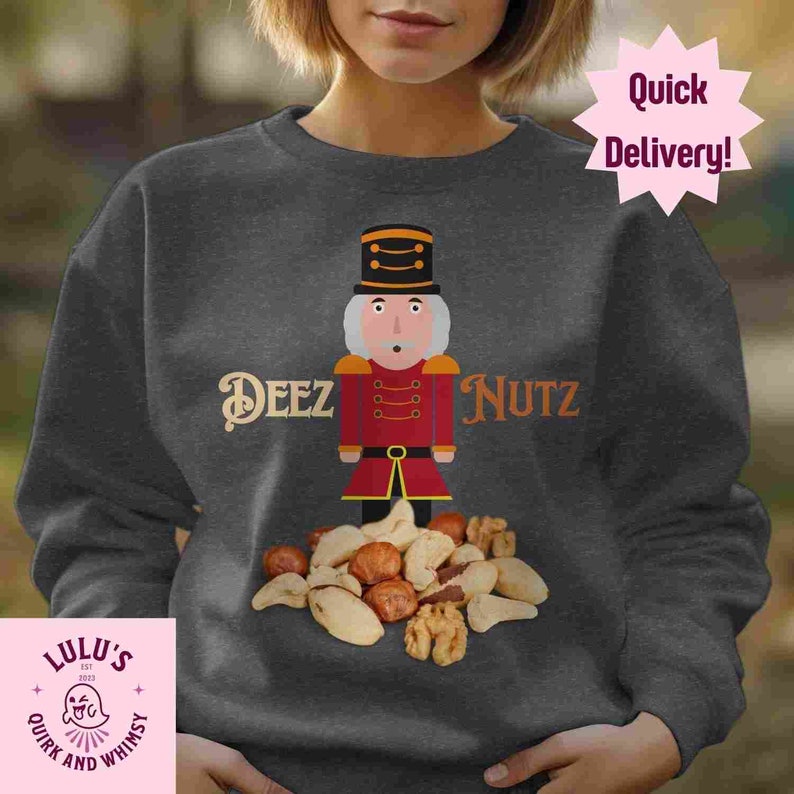 Sarcastic Ugly Christmas Nut Cracker Deez Nuts Offensive Rude - Etsy