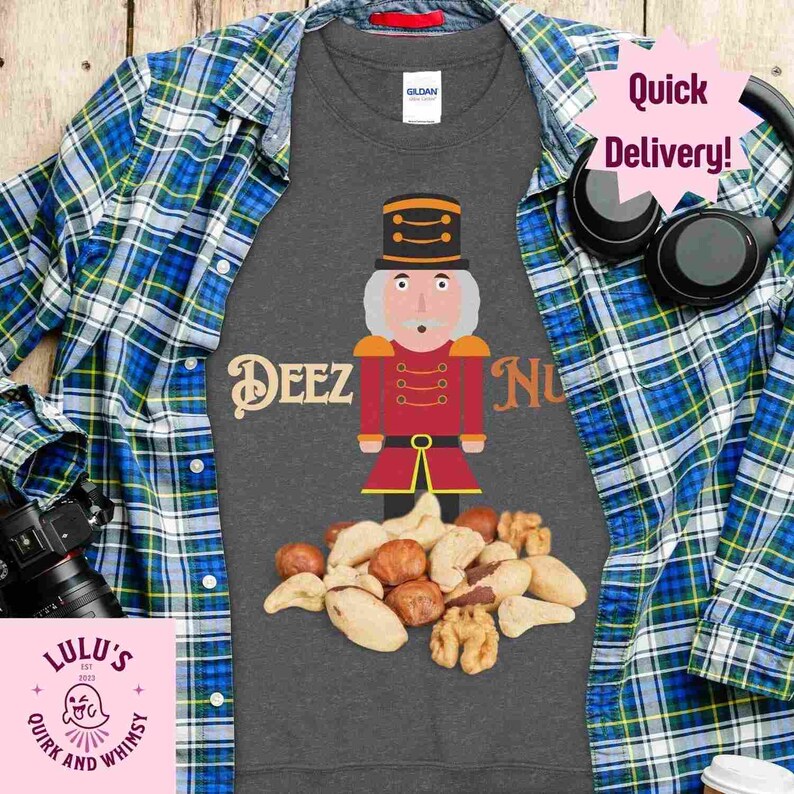 Sarcastic Ugly Christmas Nut Cracker Deez Nuts Offensive Rude - Etsy