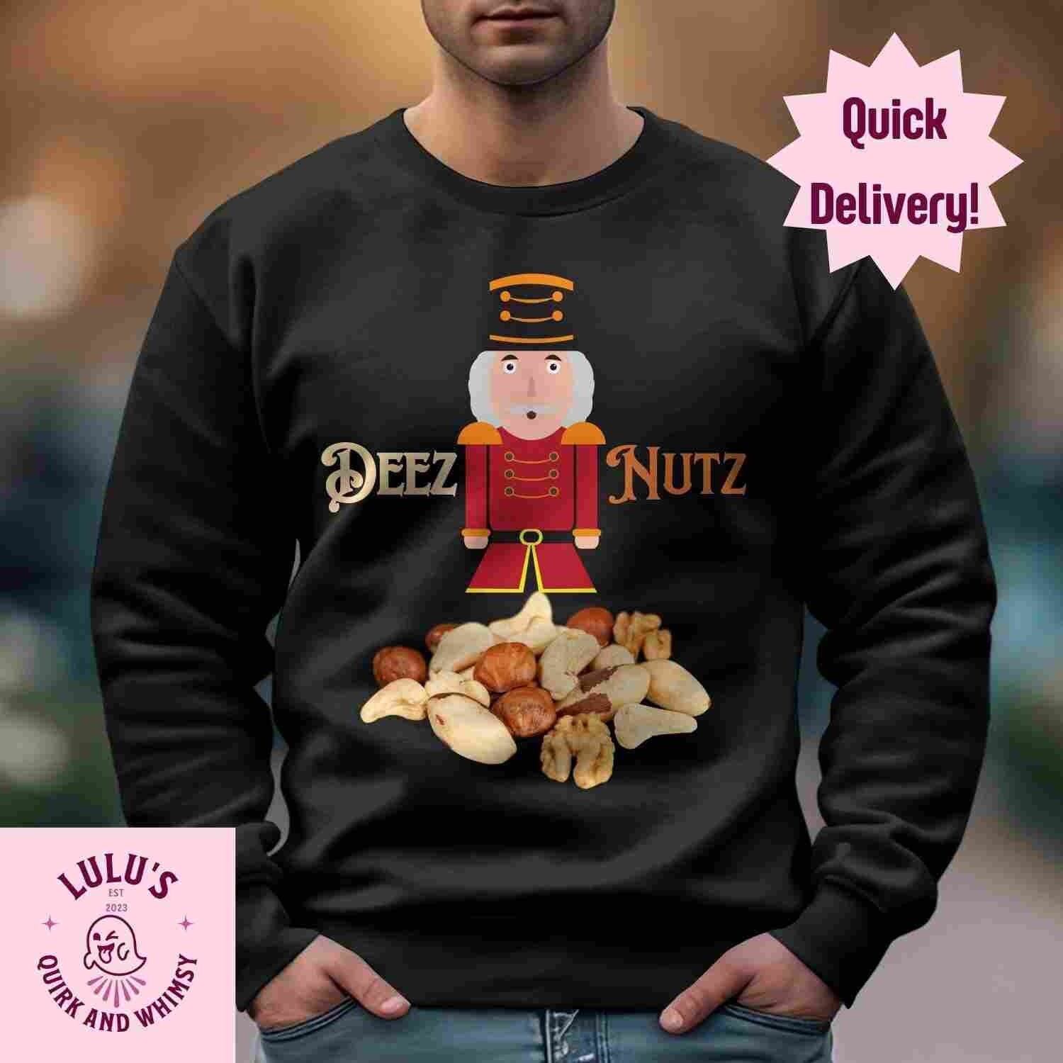 Sarcastic Ugly Christmas Nut Cracker Deez Nuts Offensive Rude - Etsy