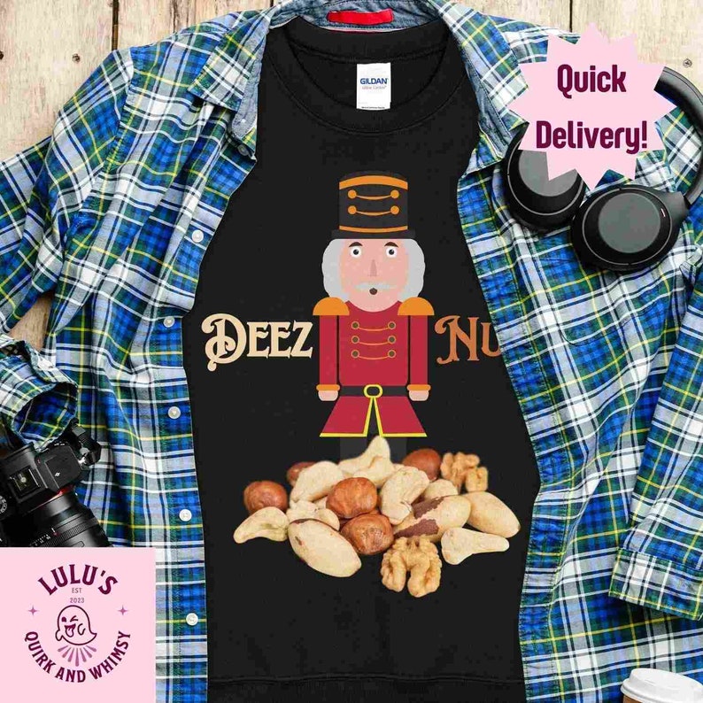 Sarcastic Ugly Christmas Nut Cracker Deez Nuts Offensive Rude - Etsy