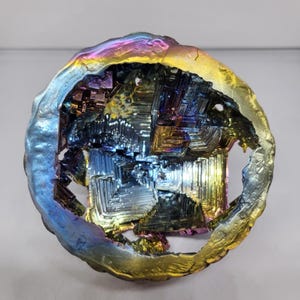 Bismuth 382g Rainbow Dragon Egg Geode - Etsy