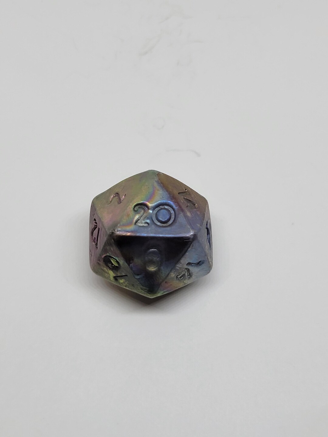 D20 - Bismuth 70g Rainbow Die 2 - Etsy