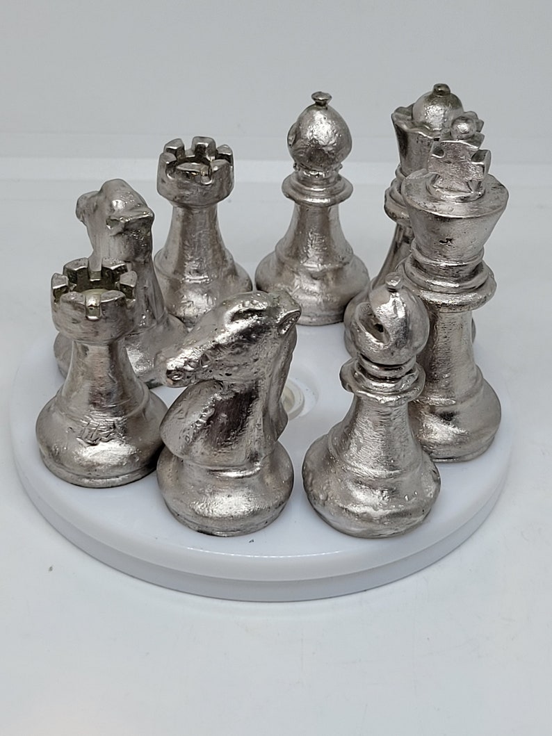 Bismuth Chess Pieces Full Set - Etsy