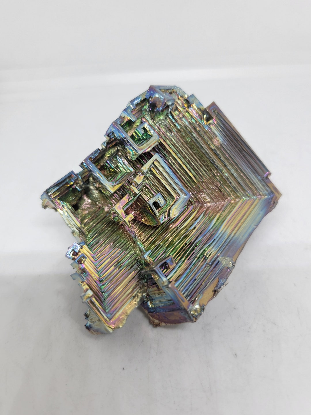 Bismuth 140g Rainbow Crystal - Etsy