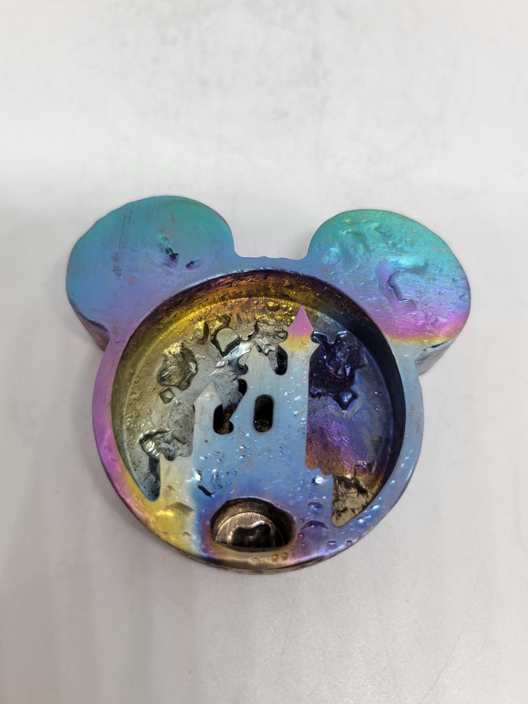 Bismuth Rainbow 240g Mickey and Castle Decoration - Etsy