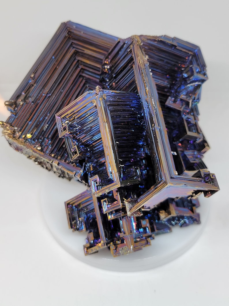 Bismuth 846g Huge Purple and Blue Crystal - Etsy