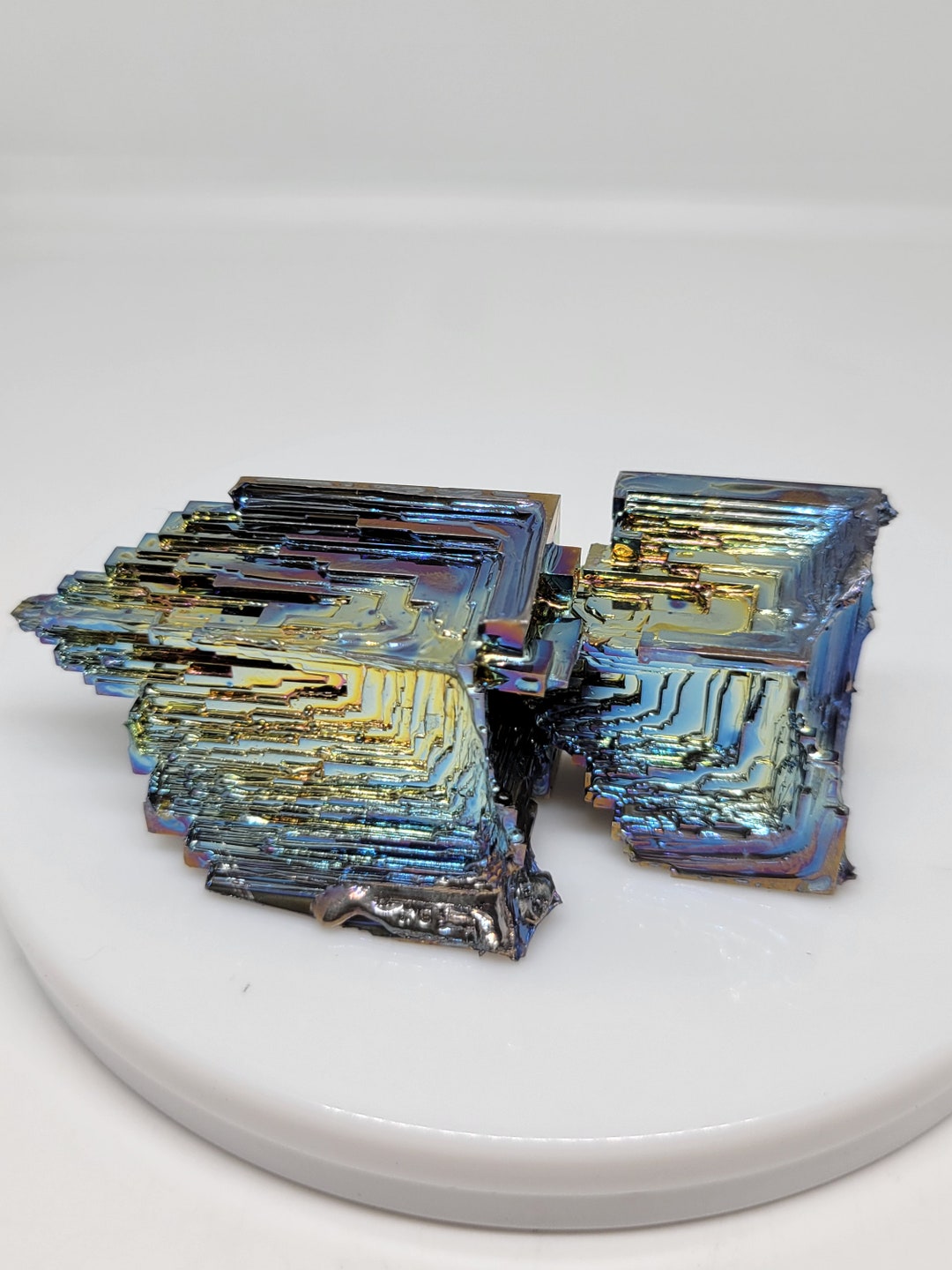 Bismuth 97g Rainbow Crystal Tower - Etsy