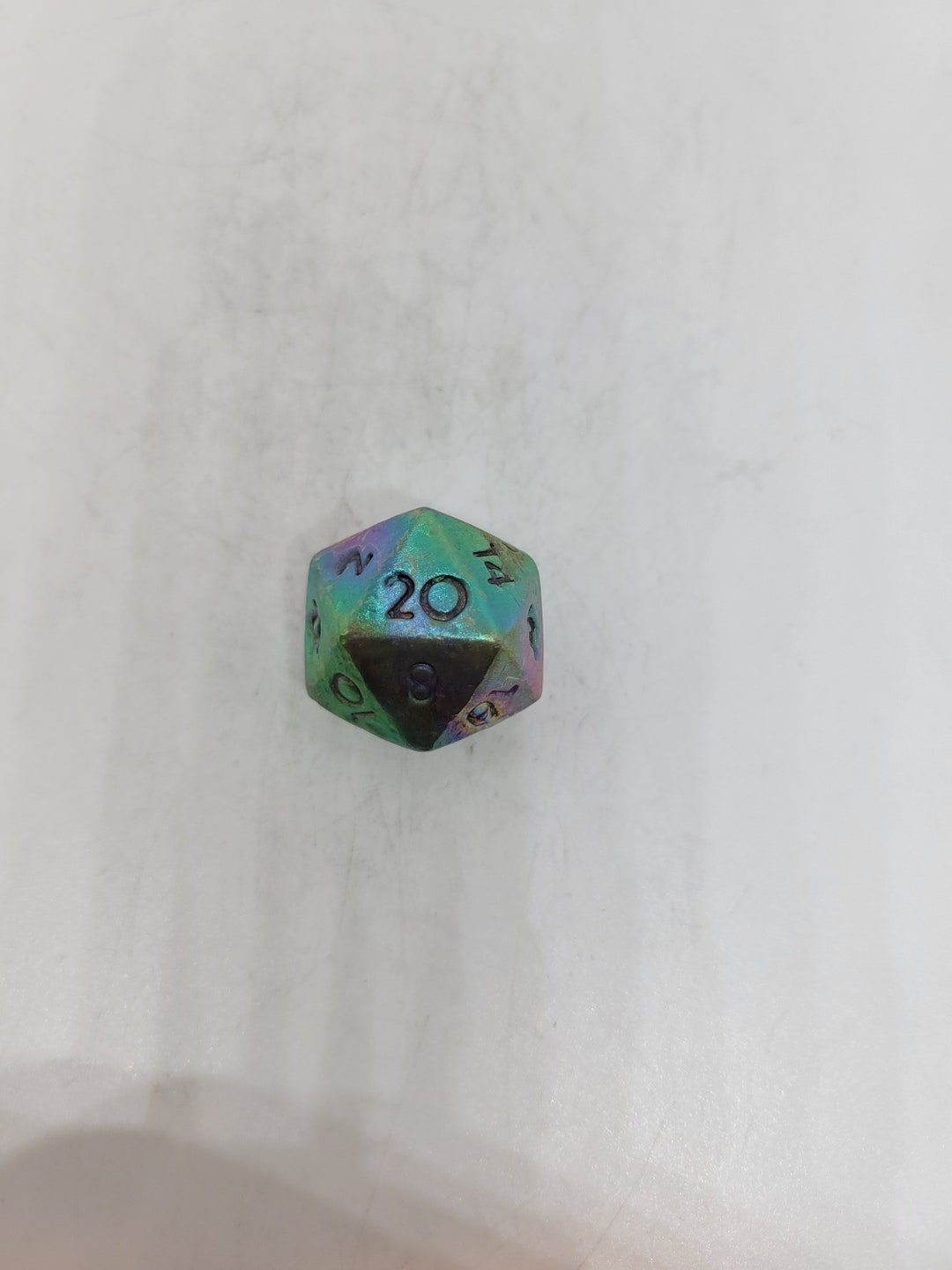 D20 Bismuth 70g Rainbow Die 2 - Etsy