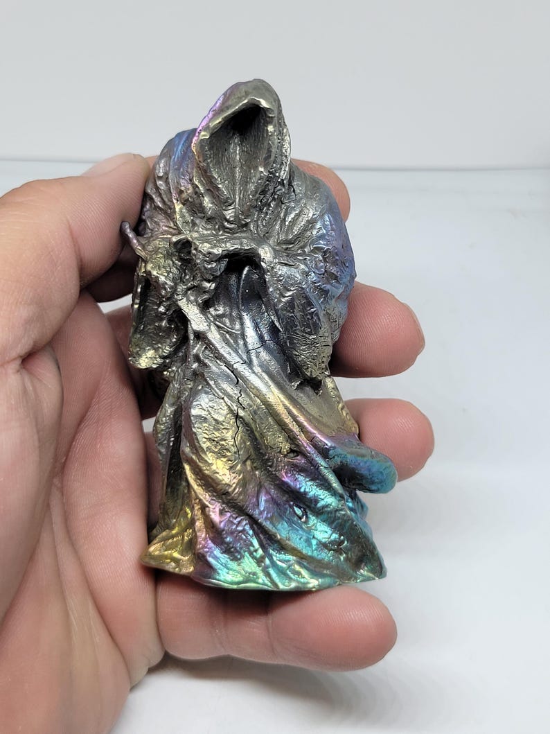 Bismuth 822g Solid Fractured Rainbow Cloaked Shadow Wraith - Etsy