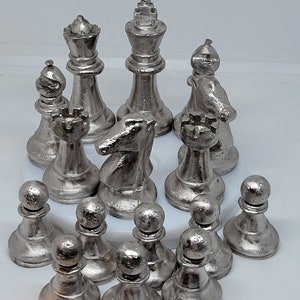 Bismuth Chess Pieces Full Set - Etsy