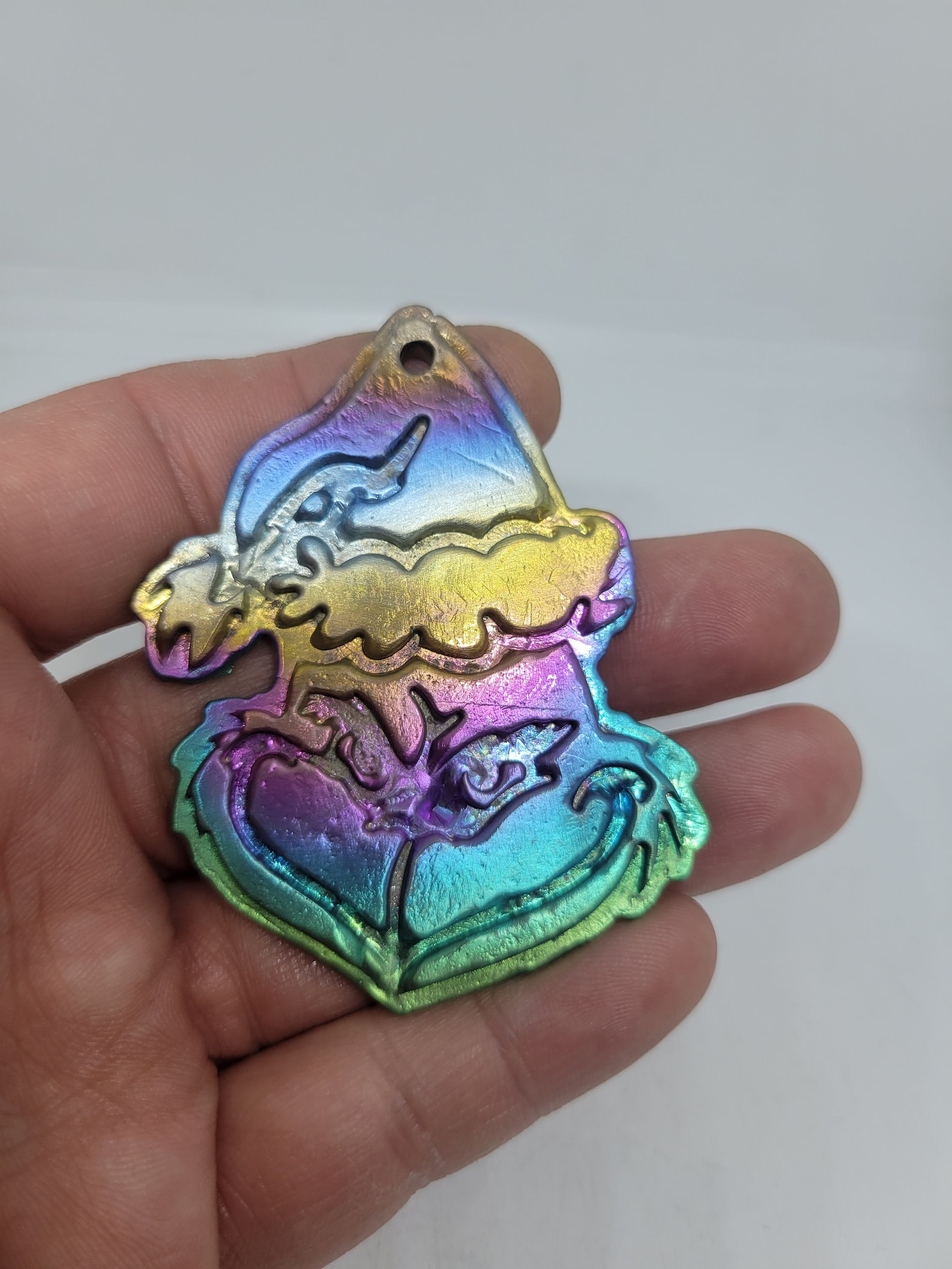 Bismuth Rainbow Grinch 102-113g - Etsy