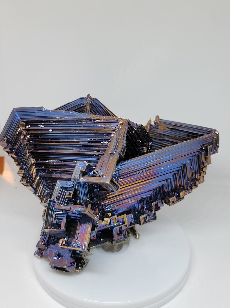 Bismuth 846g Huge Purple and Blue Crystal - Etsy